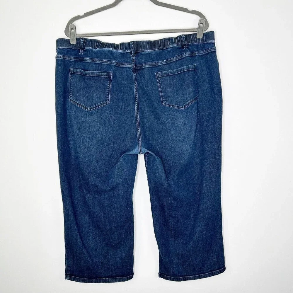 J. Jill | Jeans | J Jill High Rise Straight Leg Crop Jeans Womens Plus ...
